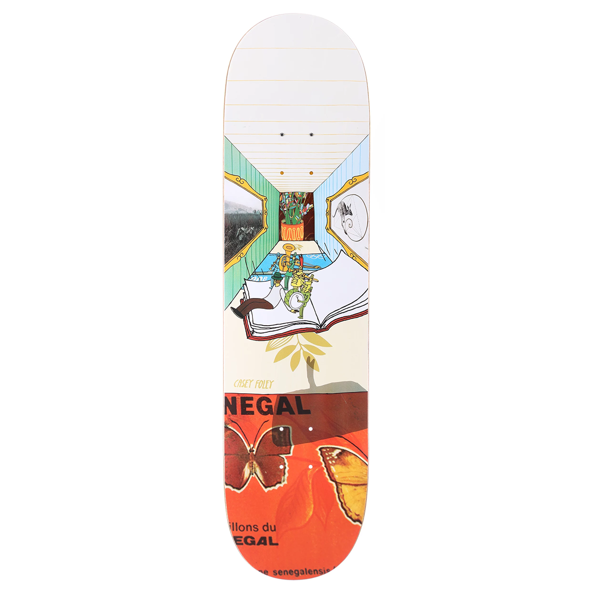 Magenta Casey Foley Corridor Museum 8.5" Skateboard Deck